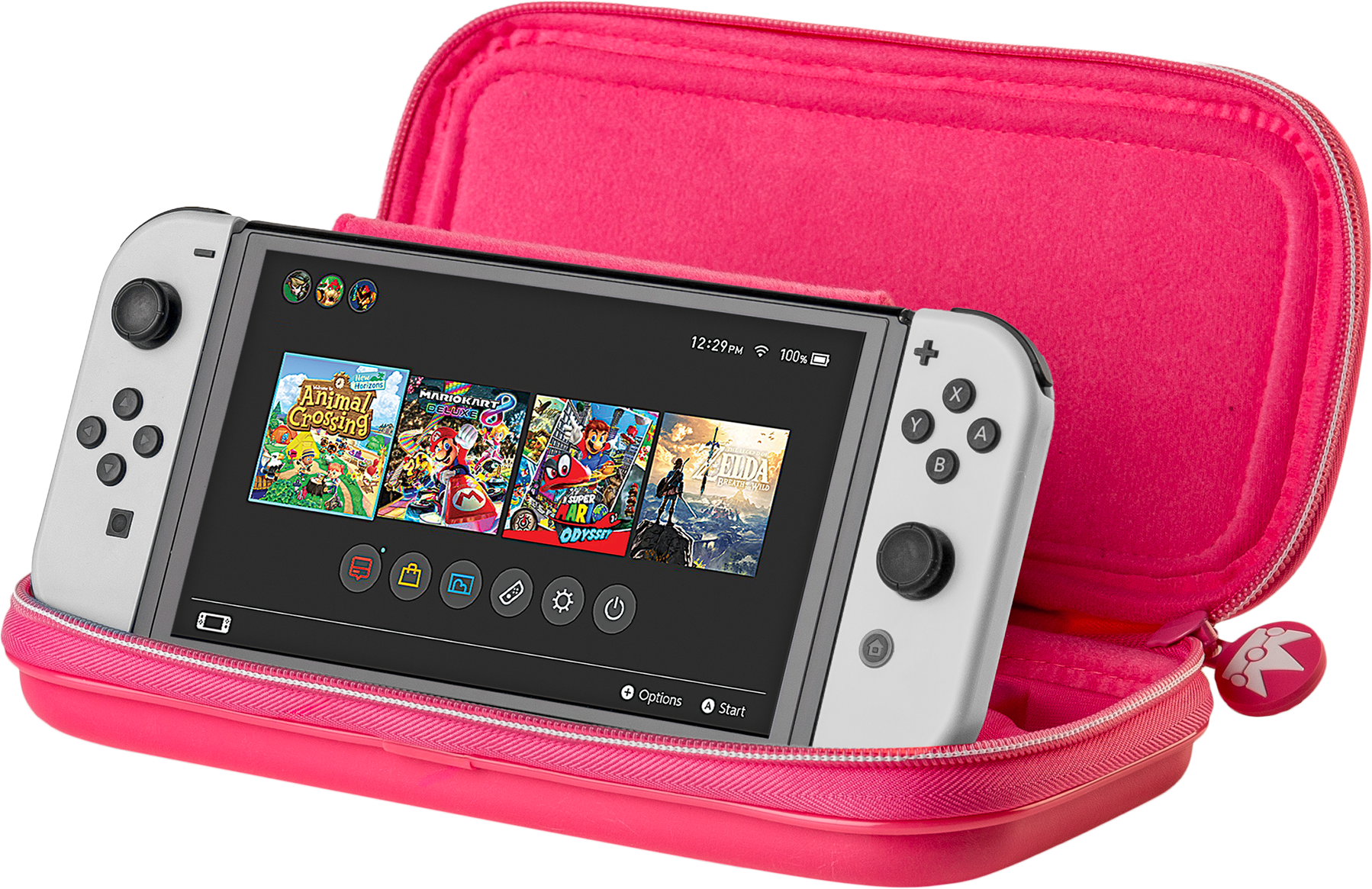 Game Traveler: Deluxe Travel Case - Princess Peach Showtime! - Nintendo